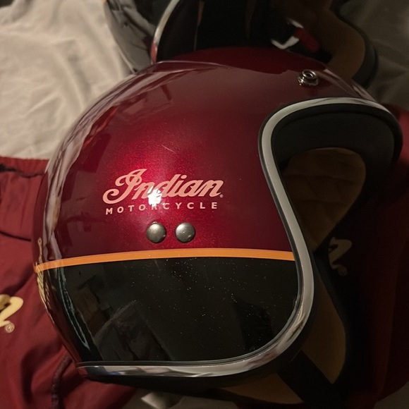 Indian Motorcycle | Other | Pair Of Indian Motorcycle Helmets One ...
